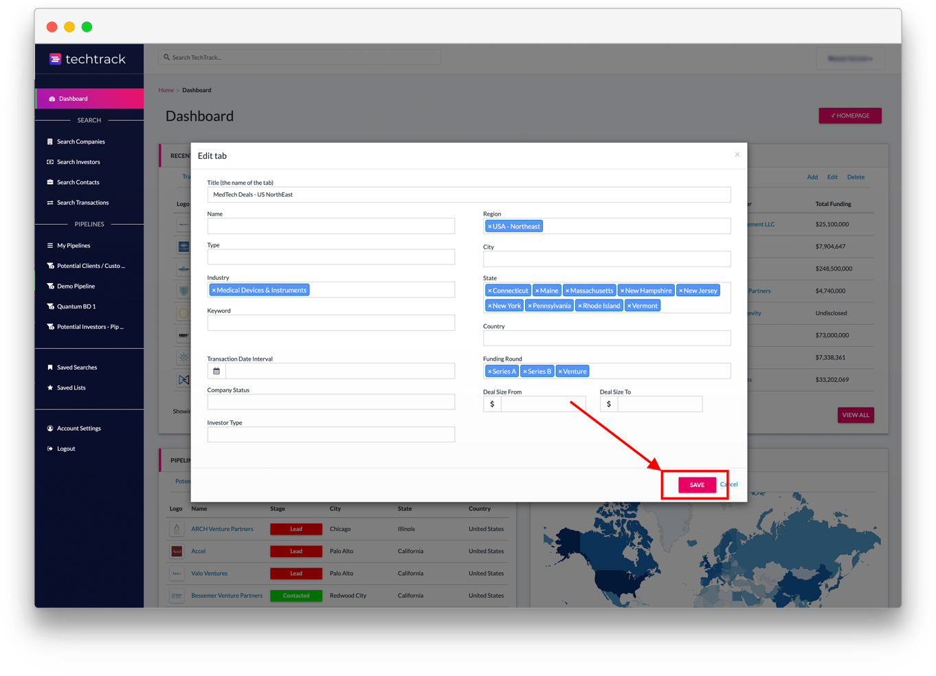 Dashboard | TechTrack by Quantum Growth Advisors