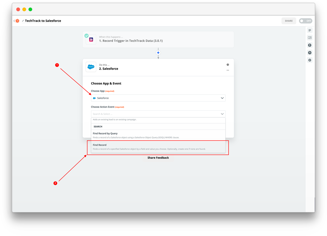 Creating a Zap | TechTrack by Quantum Growth Advisors